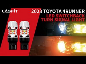 2023 Toyota 4Runner Front Turn Signal Light Install & Review | Lasfit LED Bulb