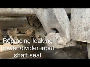 Replacing power divider input shaft seal Freightliner Cascadia( part 1 )