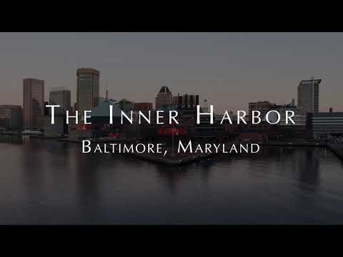 The Inner Harbor, Baltimore, Maryland, 4K Drone Video on Mavic 4 Pro