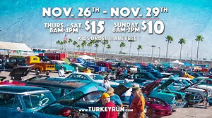 25K views · 672 reactions | Join us for our annual Turkey Run! Thanksgiving Weekend November 26th - 29th from 8:00AM - 4:00PM Thursday thru Saturday, 8:00-2:00 Sunday • Admission $15.00 Thurs-Sat. $10.00 Sun. | Daytona Turkey Run | Facebook