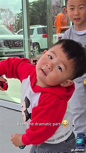 He copies EVERYTHING… Even the dramatic part 😭 Is this just my house?✔ 상황