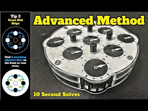 How To Get Fast At Rubik's Clock - Advanced Method - Tips for Sub 10 Second Solves