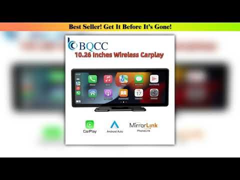 New Arrival BQCC Universal 10.26'' Car Radio Multimedia Video Player Wireless Carplay/Android Auto/