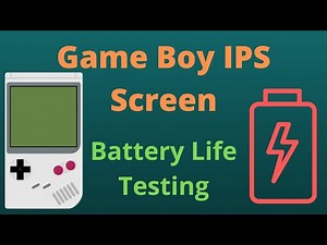 Game Boy Pocket Retro Modding IPS Screen - Battery Life Test
