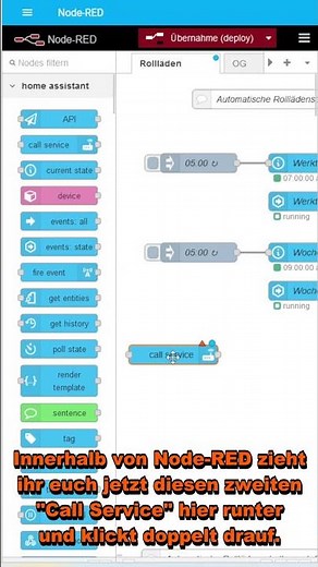 Wie verbinde ich Node-RED mit Home Assistant - Teil2? #homeassistant #nodered