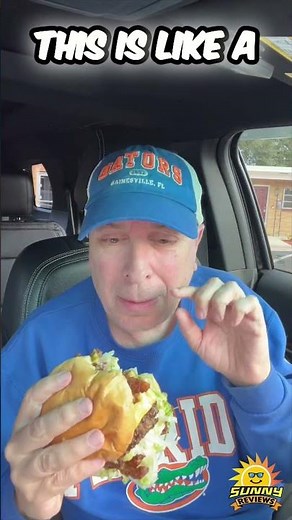 Creepy Burger Review: Juicy, Delicious & Backyard Vibes! #shorts