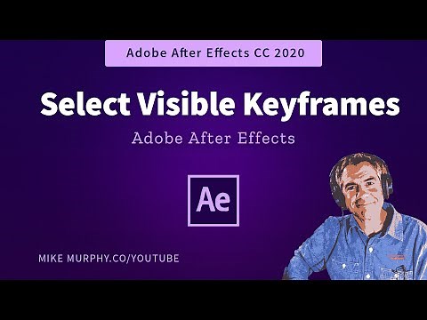 After Effects: How To Select All Visible Keyframes
