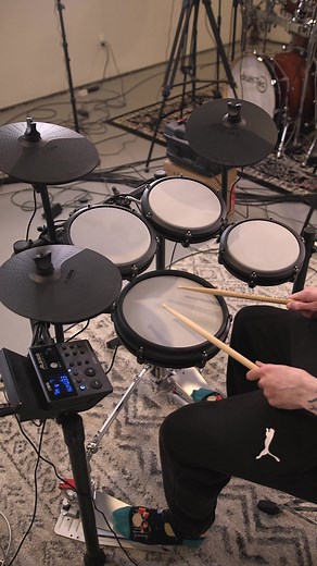 Having fun with Mario Duplantier’s sample pack on the Nitro Max kit 😍🤘 Strata Prime demo/review coming this week!! Ohhh Yurrrr ❤️ #drums | 66Samus