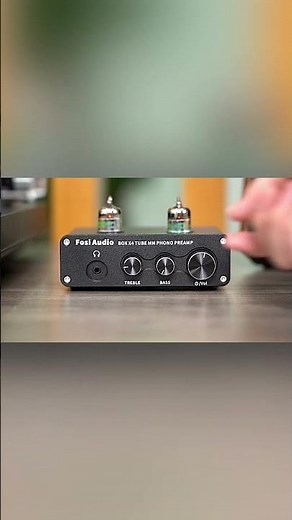 Fosi Audio Phono Preamp for Turntable Phonograph Preamplifier With 5725