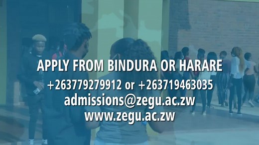 Enroll Today and start studying with ZEGU!, Take the opportunity to apply using the Mature Entry Mode if you are past 25 years of age and holding 5 O'level passes in your academic qualifications. Call 263773863659, 2638677003113 & 2638677006136 or Whatsapp 263779279912 & 263719463035 | Zimbabwe Ezekiel Guti University - Developing a Total Person & Promoting Entrepreneurship #MyvarsityMypride | Zimbabwe Ezekiel Guti University.