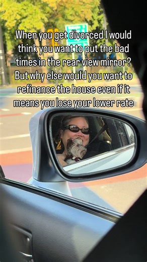 Divorce sucks…for most, but it happens and you have to deal with it. Most of the time the biggest shared asset is the marital home. If one stays and the other leaves at some point the one staying will most likely need to buyout the vacating spouse. But you have a low rate, why would you have to refinance? Well here are some: You want to take the departing spouse off of the mortgage. You may need take money from the equity to buy out the other The departing spouse may need to come off the mortgag