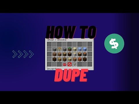 How to DUPE in nearly ANY Minecraft server! (Check Description)