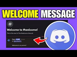 How To Setup Welcome Message With Dyno Bot in Discord