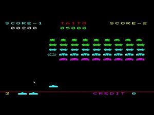 Arcade Longplay And Cheat (0466) Space Invaders Part II (1979)