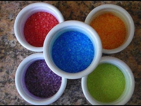 How to make Glitter or Colored Sand Easy & Quick DIY:
