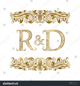 R D Vintage Initials Logo Symbol Stock Vector (Royalty Free) 549752155 | Shutterstock