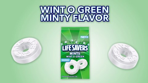 LIFE SAVERS Mints, Bulk Hard Candy Wint-O-Green Breath Mints, 44.93 oz Party Size (Pack of 2)