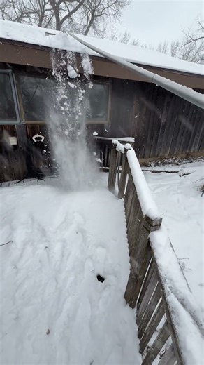 Using a Snow Rake! ☃️ ⚒️