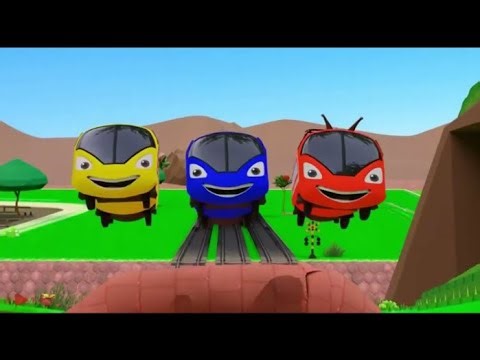 【踏切アニメ】あぶない電車 TRAIN THOMAS RAINBOW COLORS🚦Town 3D Railroad Crossing Animation