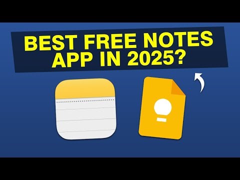 NEW*Apple Notes vs Google Keep 2025: Best Free Note App