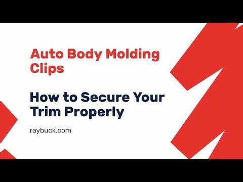 How to Secure Auto Body Molding Clips Properly | Raybuck Tutorial