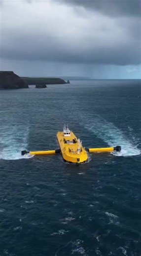 A massive 74-metre floating tidal turbine has been anchored off the coast of Orkney, Scotland, harnessing powerful ocean currents to generate predictable renewable power. Unlike wind or solar, tidal energy benefits from consistent gravitational cycles, making output highly reliable. The floating design allows easier maintenance and deployment in deep waters. Scotland continues to position itself as a global leader in marine energy innovation through projects in the Orkney region. Important Detai