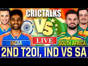 🔴 Live: IND vs SA, 2nd T20I, Cricket Live Match Today Scores, Commentary, 1st Innings