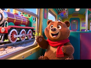 Counting Train Little Bear 🚂🐻 | Learn Numbers & Counting for Kids | Fun Preschool Adventure
