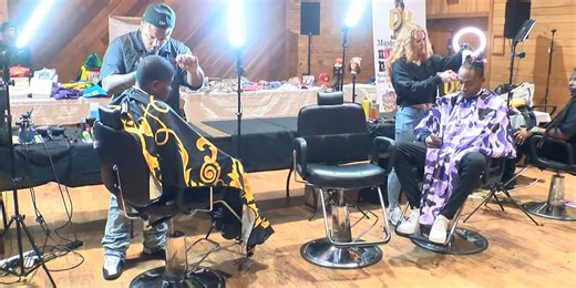 Competitors in it to win MS Take Over Barber Battle