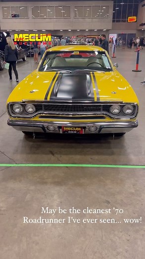Another stellar Mopar restoration! N code hipo 383 backed up by a pistol grip 4-speed… FY1 Lemon twist high impact exterior over white interior, American Racing mags… SO GOOD!! 🍋🍋🍋 | Chris Jacobs