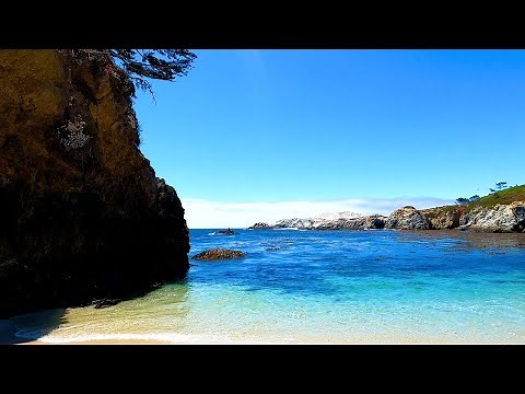 Best Beaches: 3 Hours of Beautiful Blue Waters & Soothing Waves (California 4K Video)