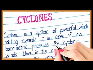 What are cyclones in english | Definition of cyclone | Cyclones kids kahate hain