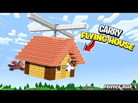WHY I CRAFT THIS FLYING HOUSE IN MINECRAFT!