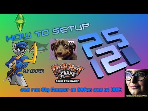 How To Setup PCSX2 Emulator and run Sly at 60fp and 100% Speed