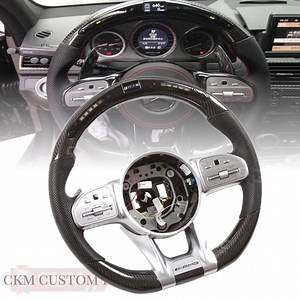 CKM Car Design - 1. Steering sport FACELIFT 2018 style Leather/ Carbon/Piano LED Display PLUG N PLAY