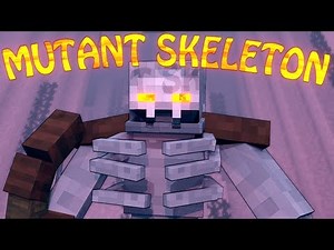 Minecraft: MUTANT SKELETON Mod Showcase! (MOB BATTLE)