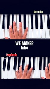 94K views · 1.7K reactions | WE MAKER - intro #piano #instrumental #parati | Piano melodico desde cero /cursos | Facebook