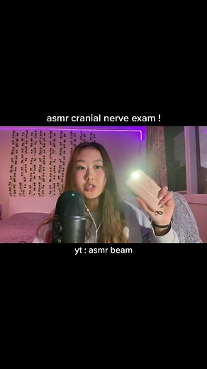 1 Minute Cranial Nerve Exam | ASMR Beam