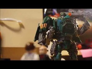 Transformers AoE: The Legend Exists+No Win Situation stop-motion scene