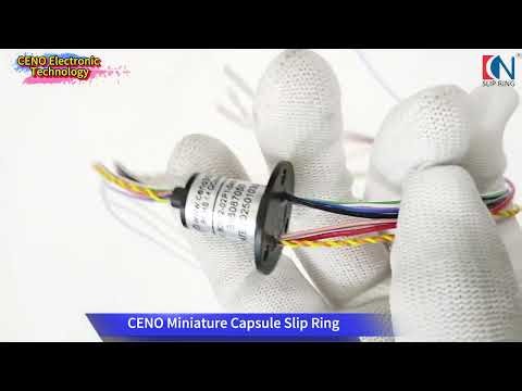 Low temperature slip ring with Electric Power and USB signal for Robot arm