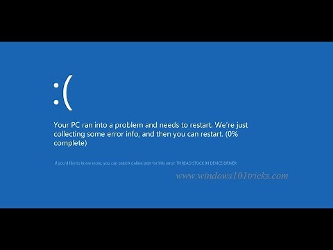 Solved: Windows 10 Blue screen error Thread stuck in device driver 2024