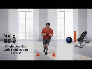 How to do a Single-Leg Hop Stabilization Level 2