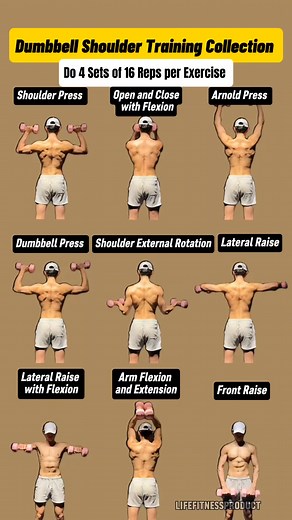 1.6M views · 6.8K reactions | 9 Best Dumbbell Shoulder Exercises |...