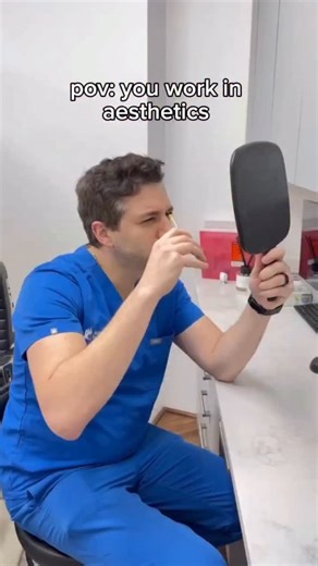 James Chelnis, MD FACS on Instagram: "Sorry I panicked, just some injections going on in here! 👀💉 #ManhattanFaceAndEye #NYCAesthetics #FacialAesthetics #MedicalHumor"