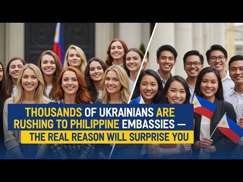 Thousands of Ukrainians Are Rushing to Philippine Embassies — The Real Reason Will Surprise You