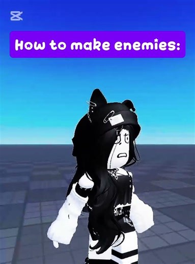 How to make enemies #roblox #fypシ #edit #shorts #trending #viral #funny #memes