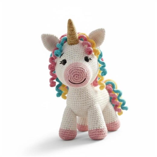 Crochet Unicorn Pattern | Standing Amigurumi Plushie Tutorial (PDF Download) - Etsy