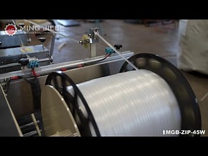 Zipper Rewinding Machine with Plastic core, MGB-ZIP-45W