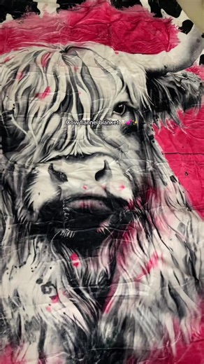 Cow Puzzle Pattern Flannel Blanket 🐮✨💕 #flannelblanket #westernfashion #westernstyle #warm #estilovaquero