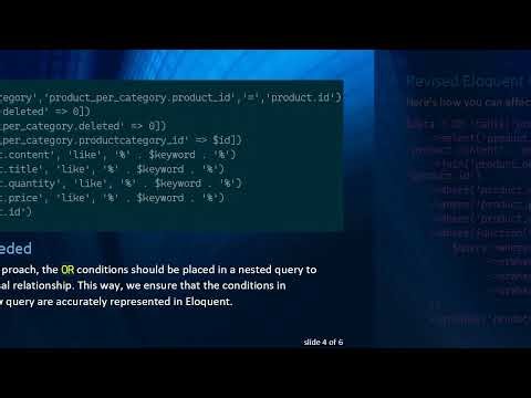 Converting Raw Queries to Eloquent Queries in Laravel